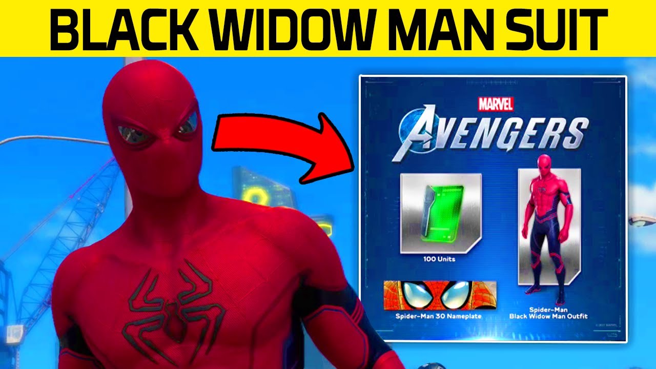 How To Get The NEW Black Widow Man Suit In Marvel's Avengers - YouTube