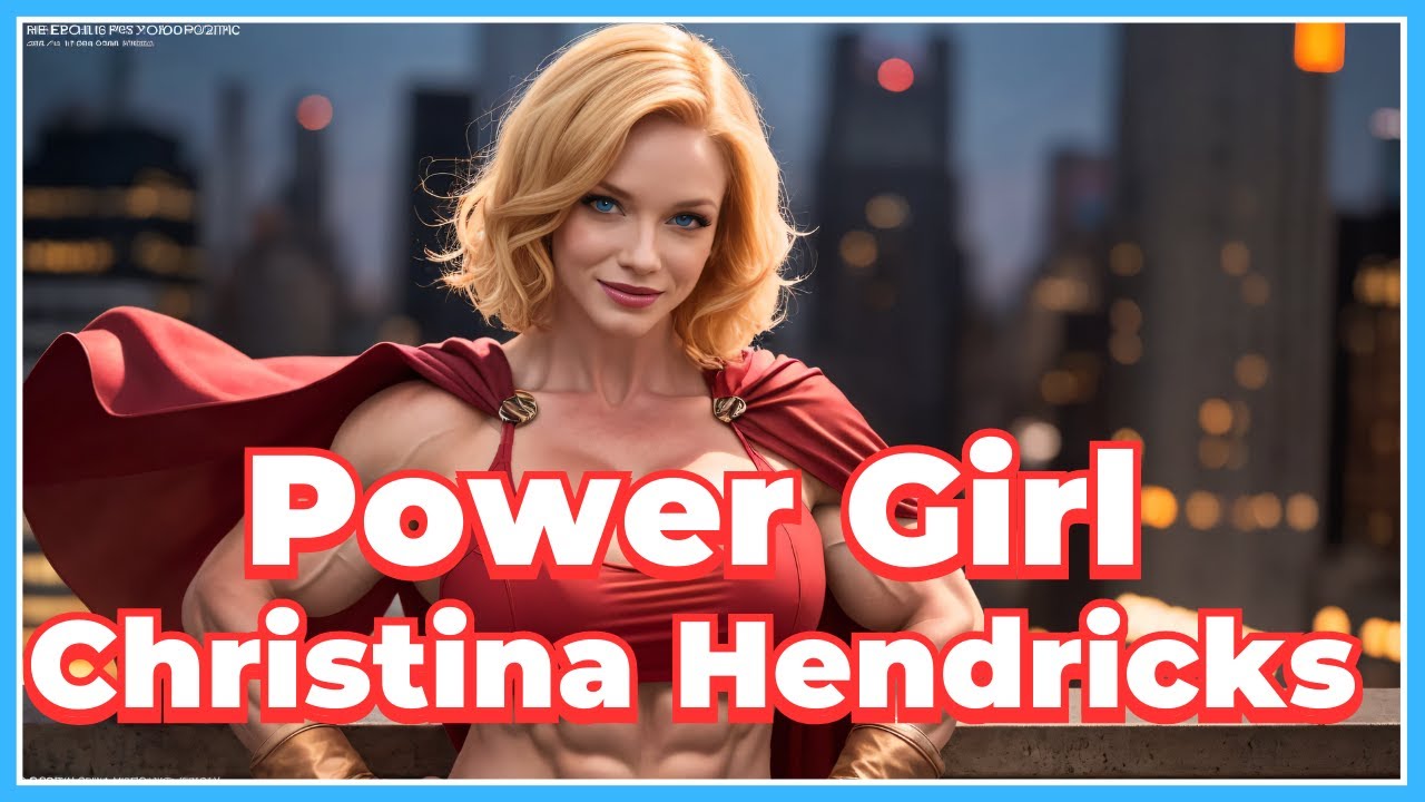 Christina Hendricks As Power Girl | Ai Arts [ AI Girls ] 4k - YouTube