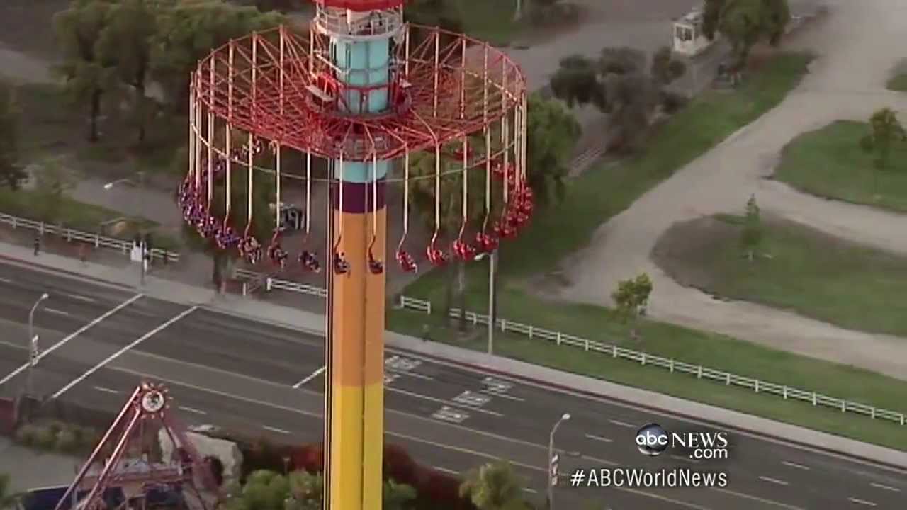 Amusement Park Ride Goes Awry | ABC World News Tonight | ABC News - YouTube