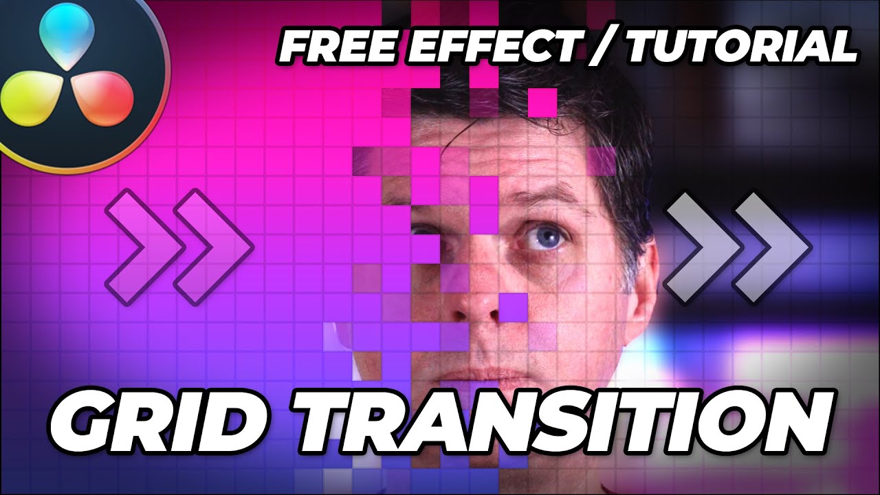 FANTASTIC GRid/BLock Transition & Effect / Davinci Resolve Tutorial 17 ...