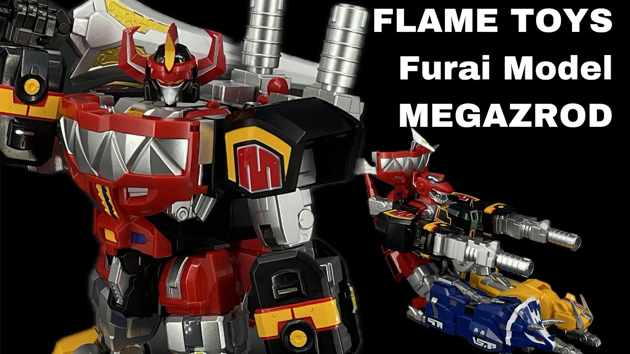 รีวิว FLAME TOYS : MEGAZORD ( FURAI MODEL ) Mighty Morphin Power ...