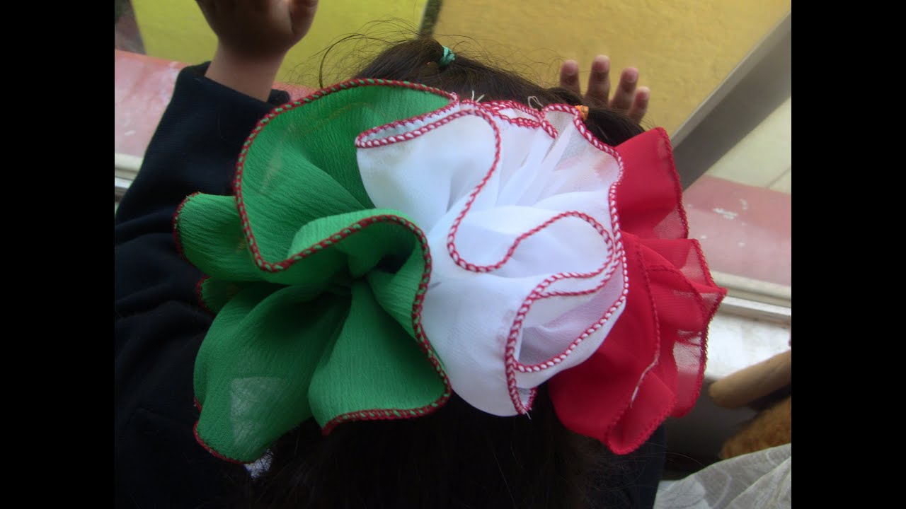 DIY:MOÑOTRICOLOR-ADORNO PARA EL CABELLO/TRICOLOR BOW- HAIR ACCESORIES ...
