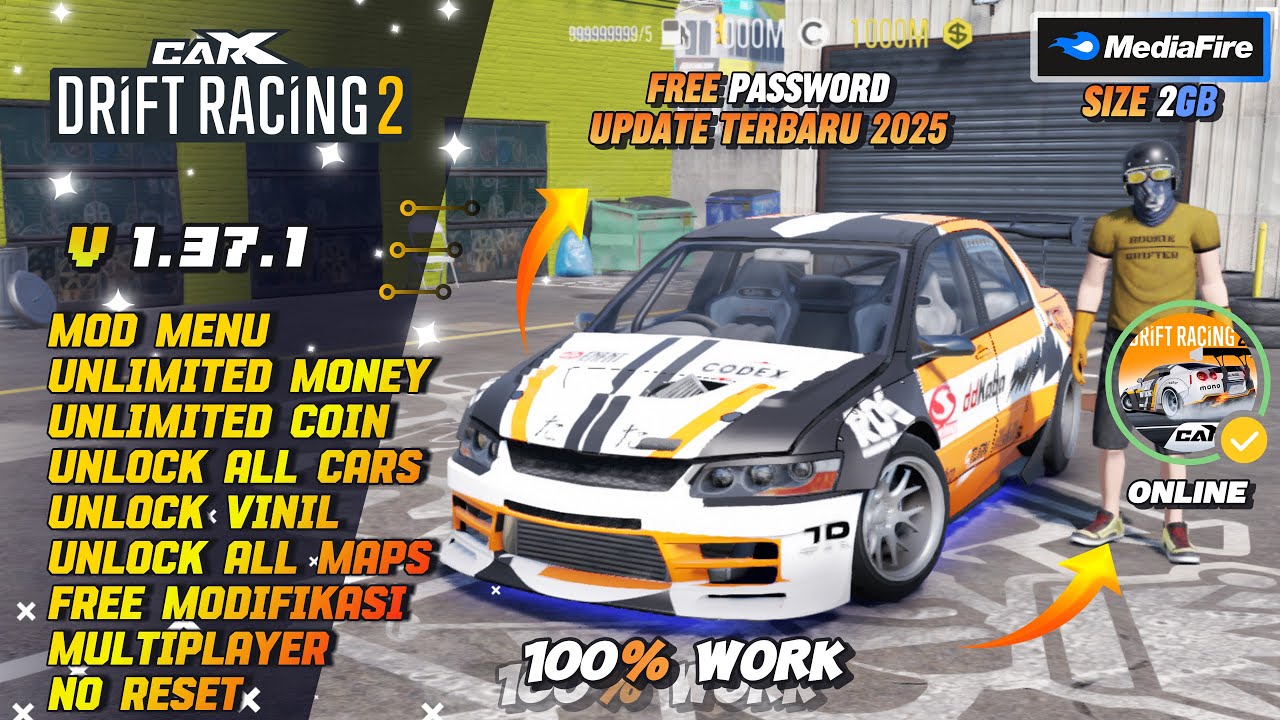 CarX Drift Racing 2 MOD APK v1.37.1 Terbaru 2025 No Reset🔥 - YouTube