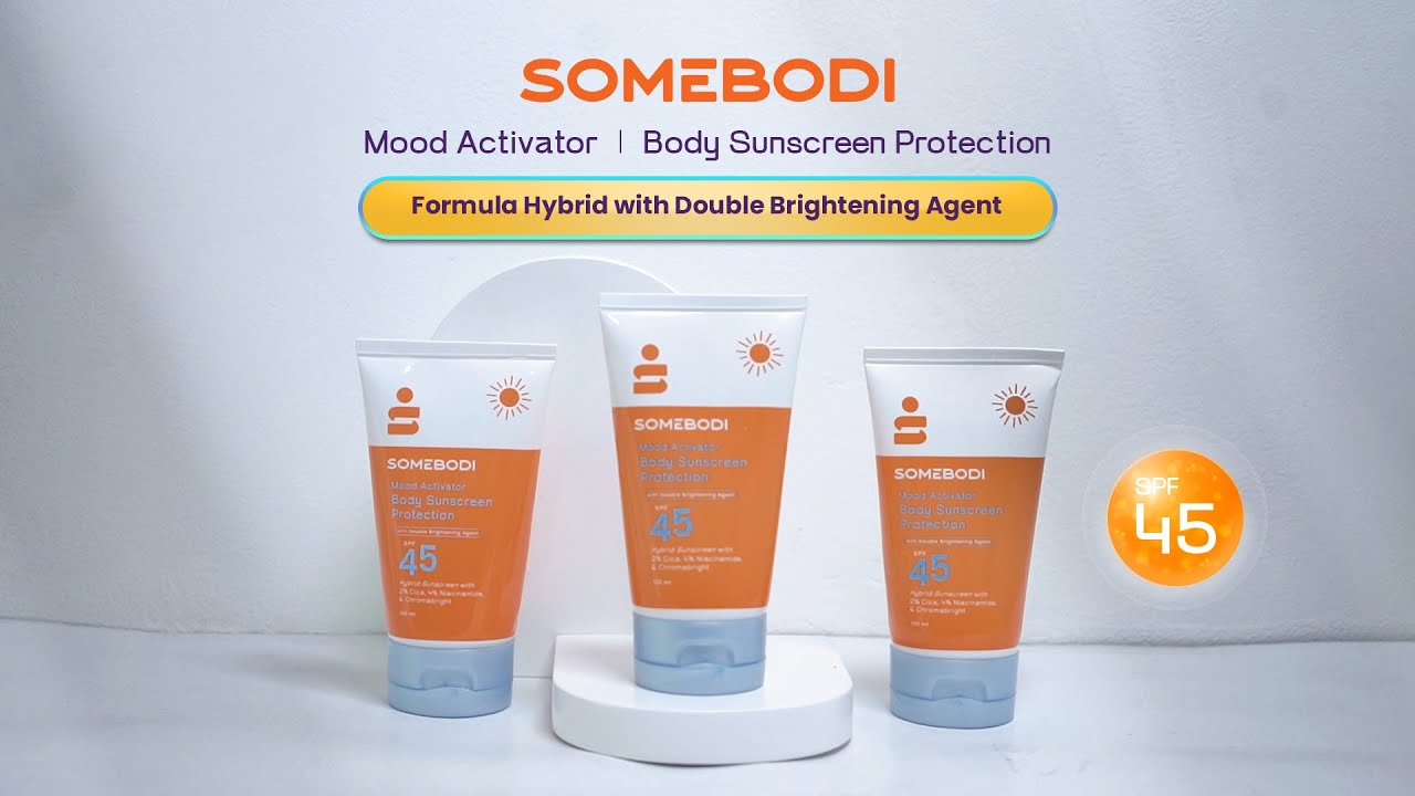 SOMEBODI Mood Activator Body Sunscreen Protection with SPF 45 ...