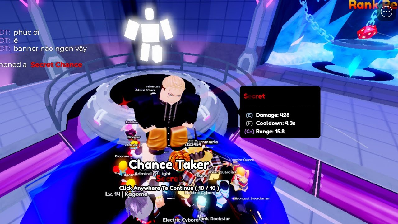 I finally got secret chance taker in Anime Defenders | Roblox - YouTube