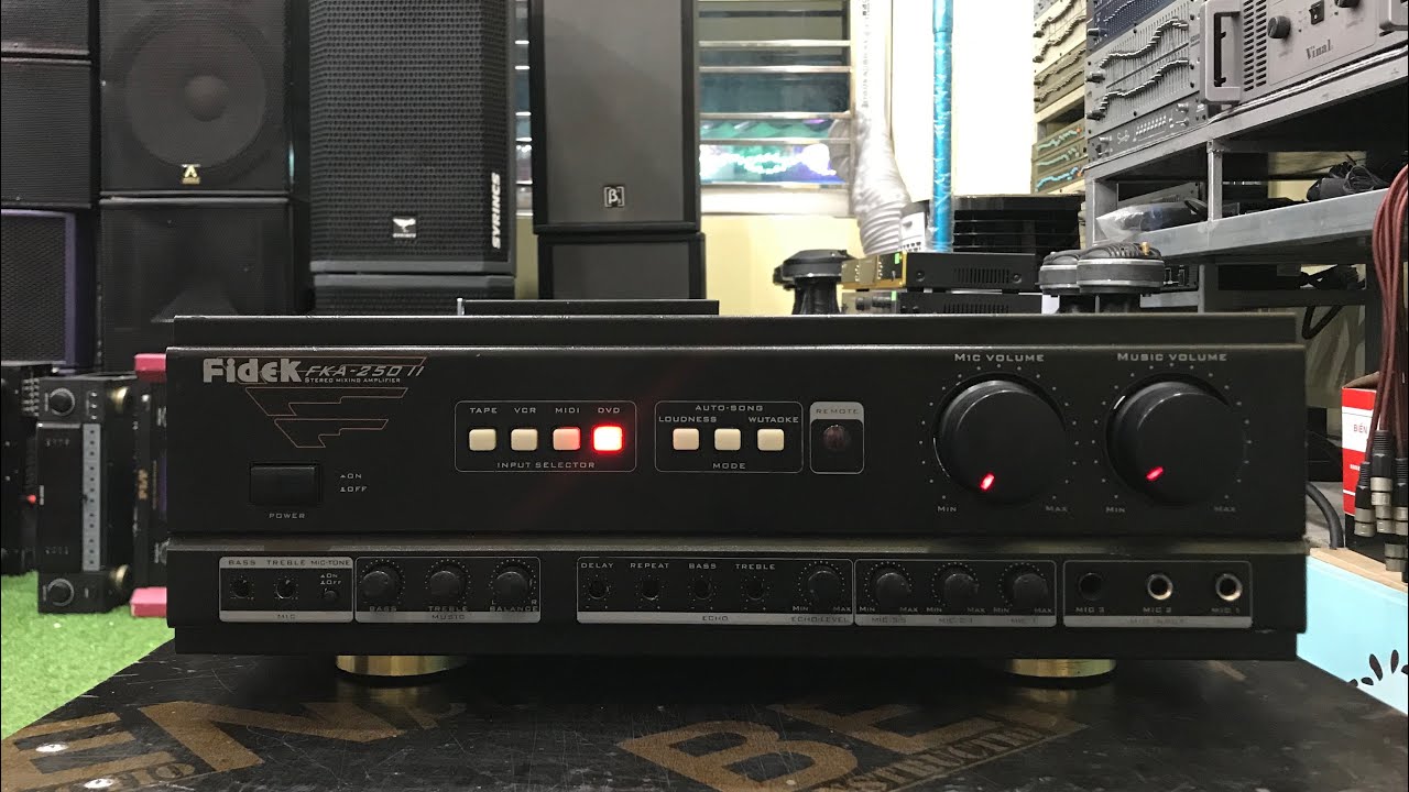 Quá hay luôn! Đẩy liền vang Fidek của Mỹ. Chạy 2 bo công suất quá khoẻ ...