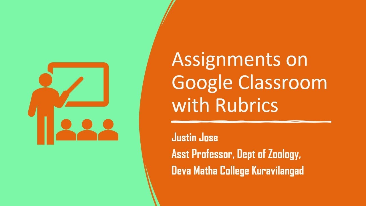 Creating Assignments in Google Classroom with Rubric - YouTube