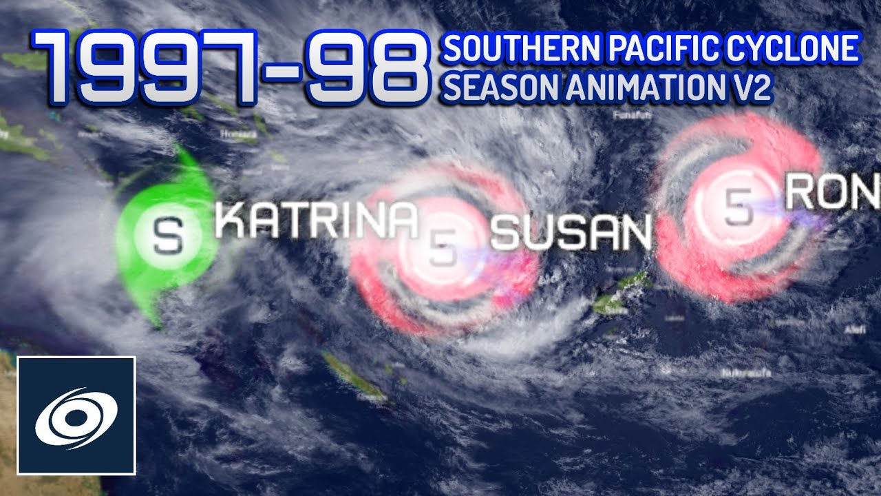 1997-98 South Pacific Cyclone Season Animation V2 - YouTube