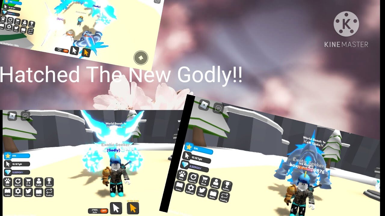 New Christmas Update In Tapping Legends (HATCH THE NEW GODLY!!) - YouTube