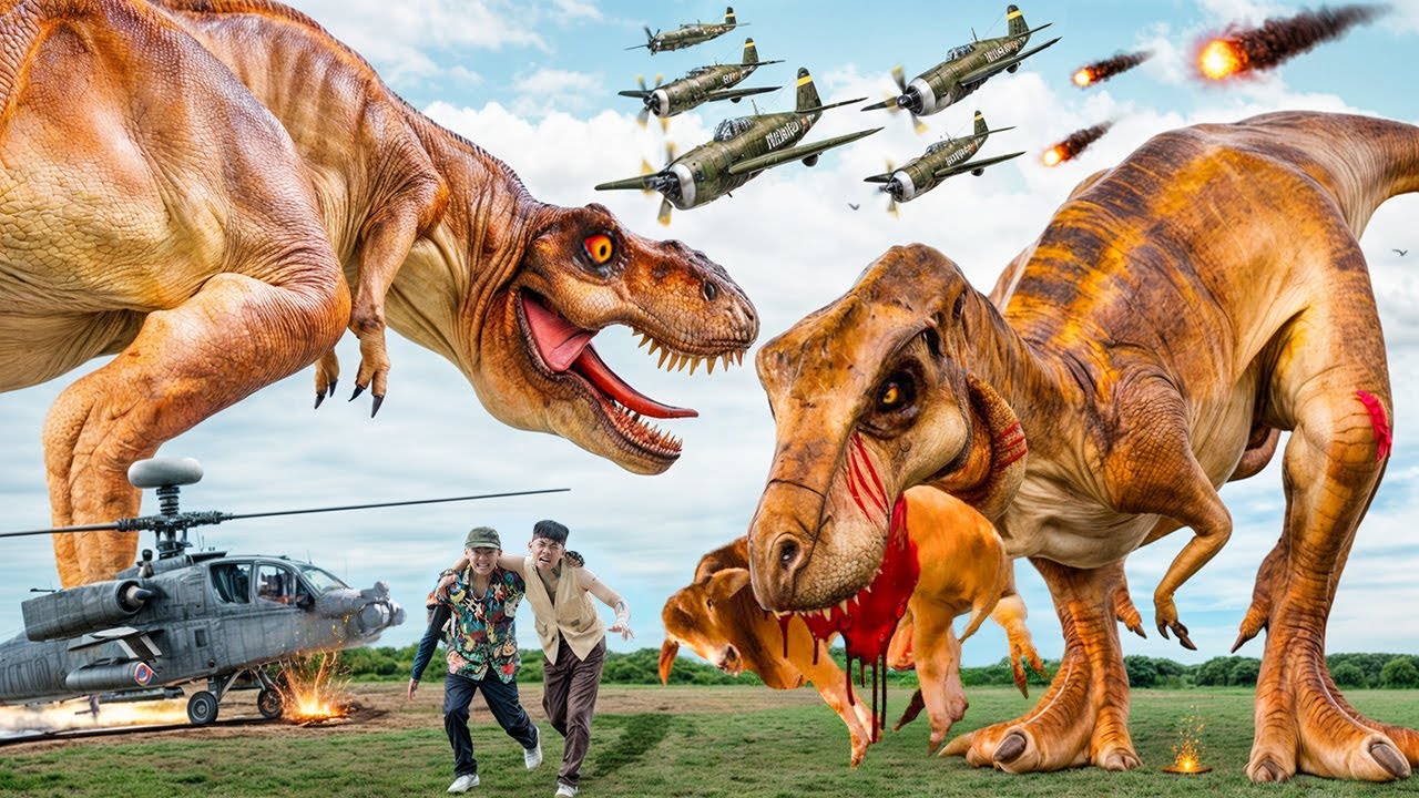 Movie Dinosaur Park | T-rex Chase 2024 | Jurassic Park Fan Made Short ...