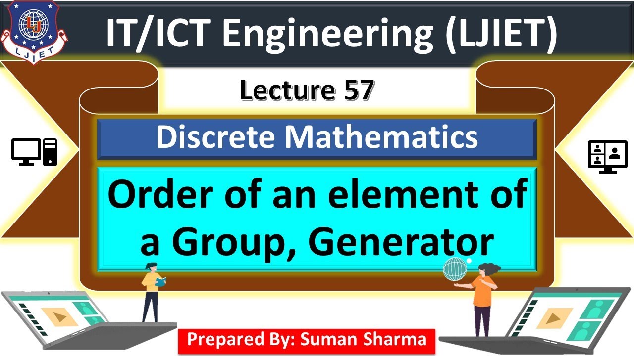 Lec-57_Order of an element of a Group, Generator | Discrete Mathematics ...