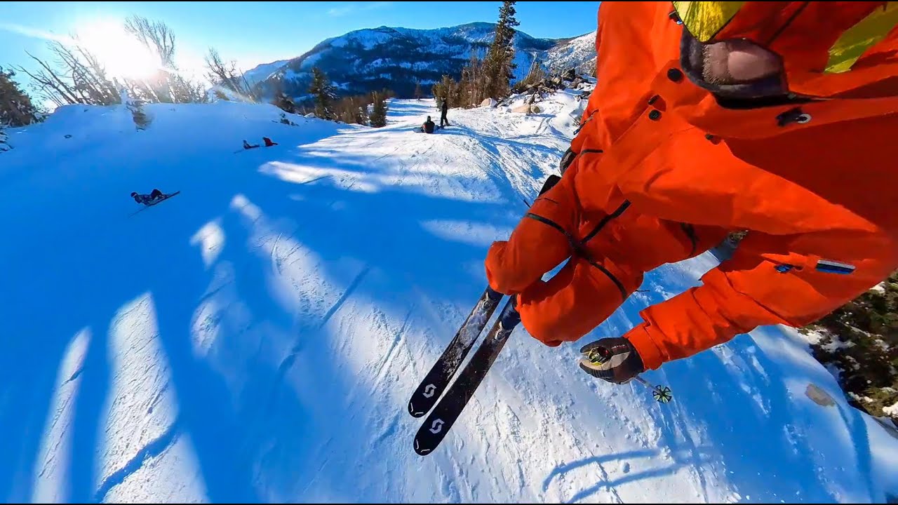 Skiing Mount Rose, NV | Lone Tree Run in the Sunshine - YouTube