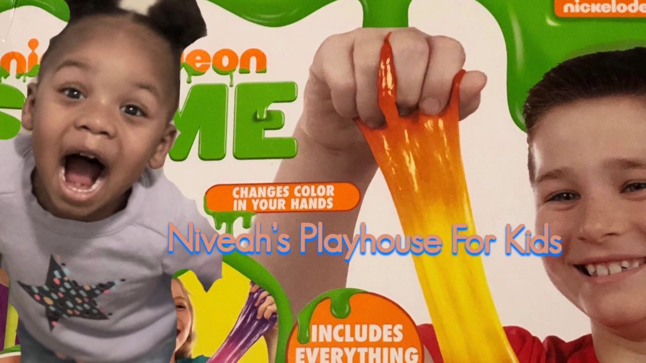 Wow! Nickelodeon Color Changing Slime - YouTube