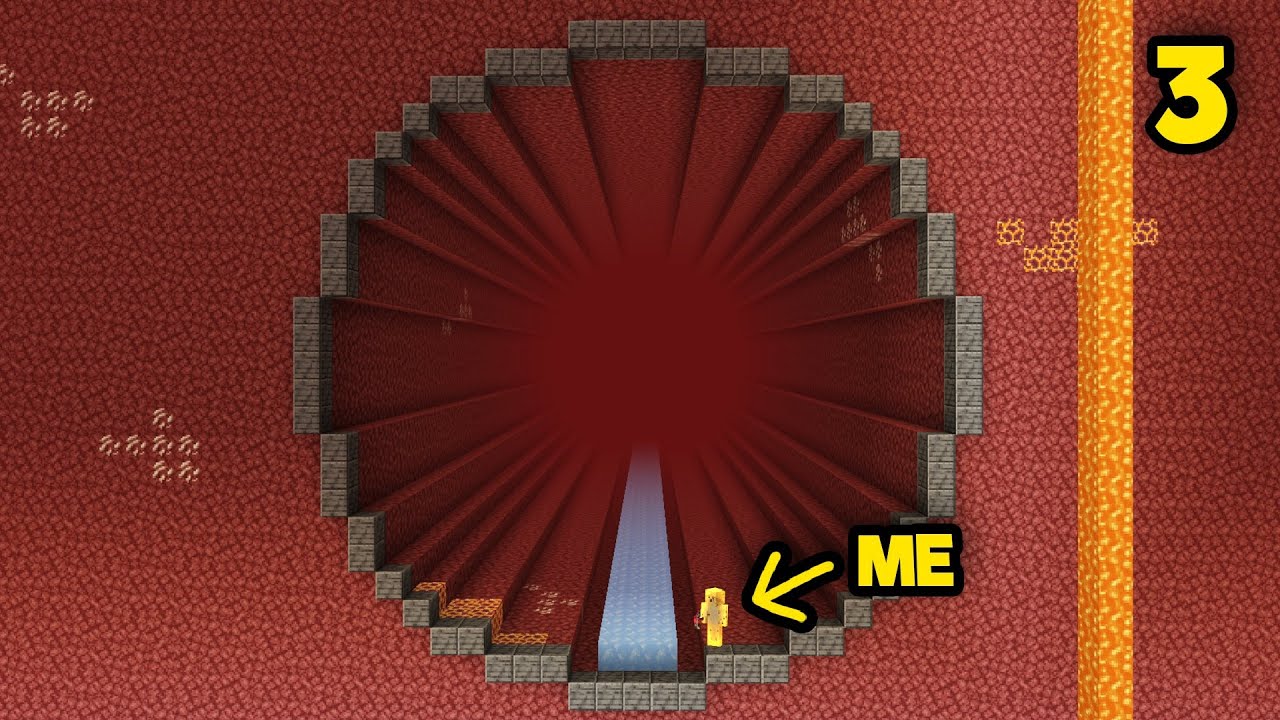 MEGA Nether Tunnel 3: I've Destroyed 15,000/150,000 Netherrack Blocks ...
