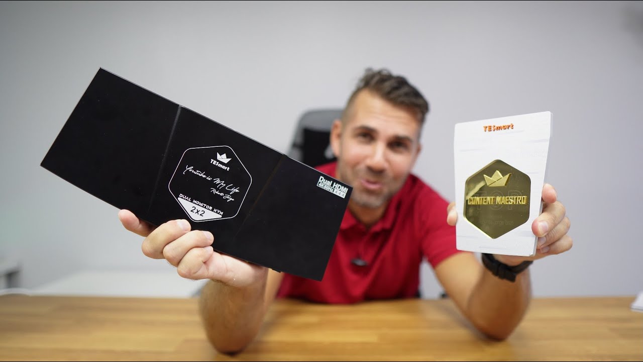 KVM Para Controlar 2 PC´s e 2 Monitores Personalizado | Placa Content Maestro e Programa VIP ...