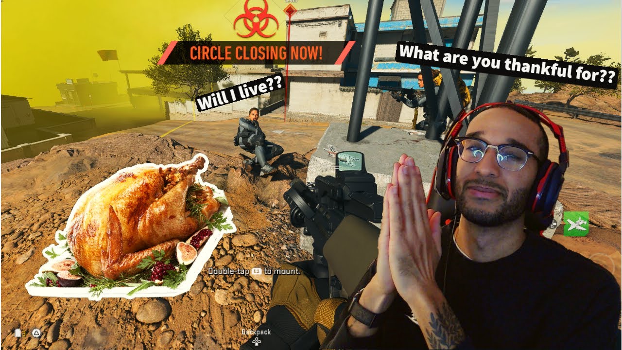 Asking Warzone Players What They're Thankful for with NO HUD... *NEW ...