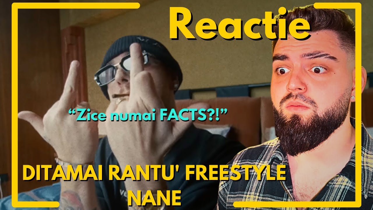 NANE - DITAMAI RANTU' FREESTYLE | "Asteptam de mult asemenea freestyle..." | ToxicReaction - YouTube