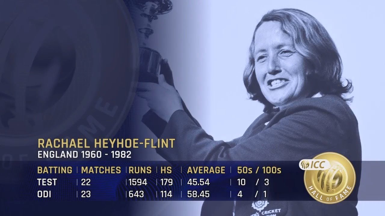 Meet the ICC Hall of Famers: Rachael Heyhoe-Flint | 'The face of women ...
