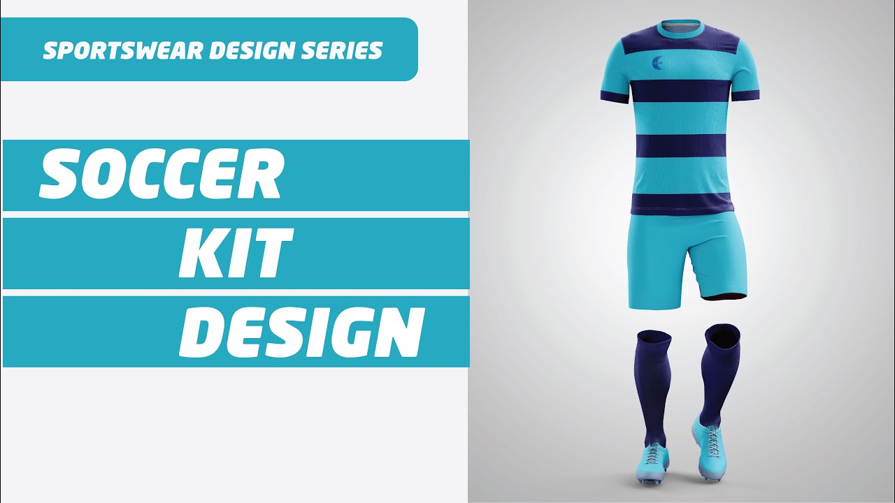 soccer kit design tutorial | sportswear design series - YouTube