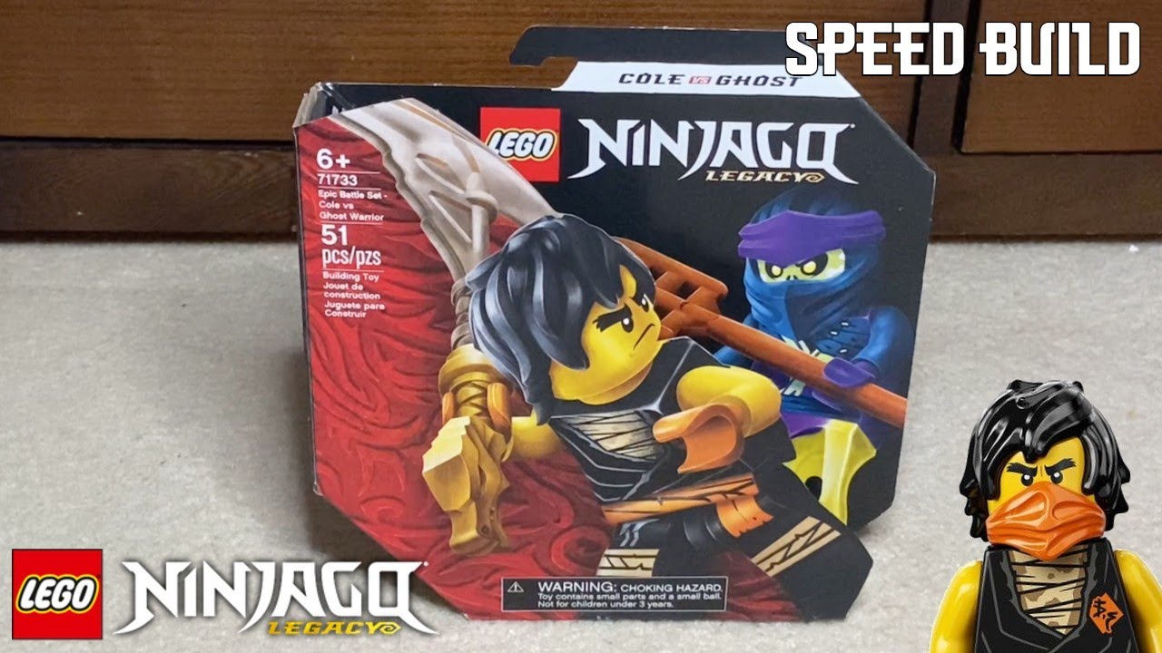 Lego Ninjago Legacy: 71733 Epic Battle Set - Cole vs. Ghost Warrior ...