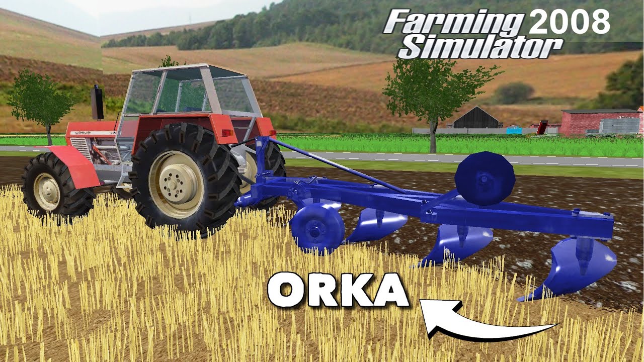 FARMING SIMULATOR 2008 😱 POWRÓT DO PRZESZŁOŚCI 😱 POLSKIE MODY 😍 ORKA ...