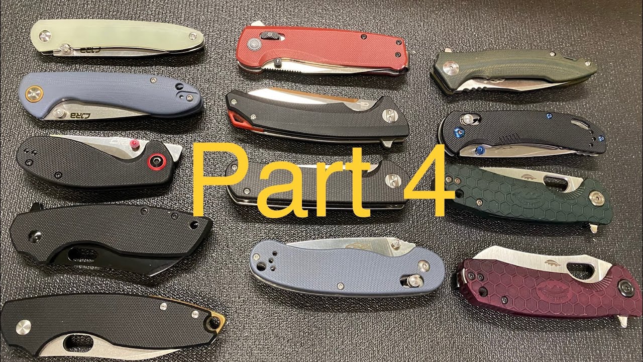 The Collection Part 4 - Production folder knives cont. - YouTube