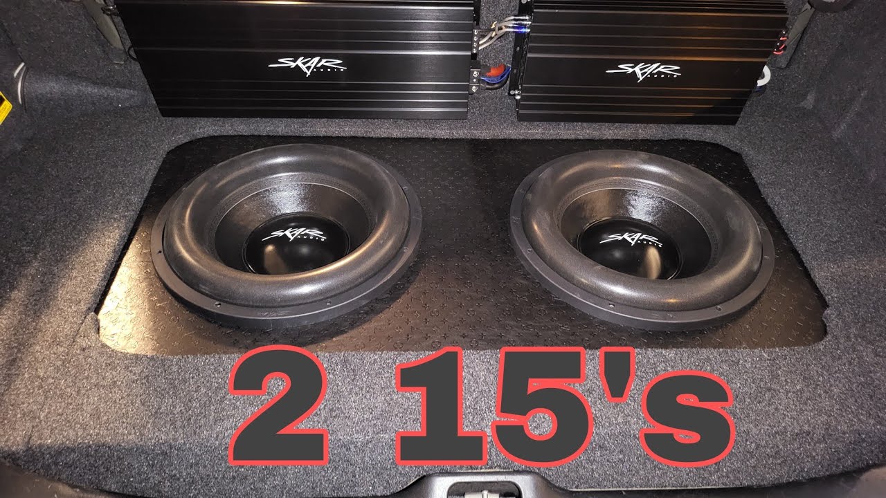 Crown Victoria With 2 15's In The Trunk! - YouTube