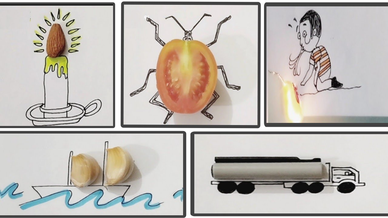 How to draw mini illustrated drawigs ||Mini illustrated drawings # ...