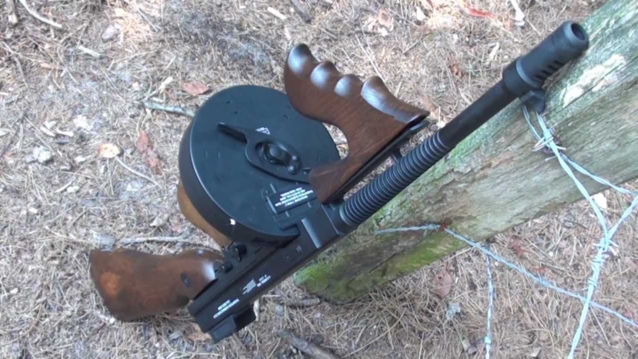 King Arms Thompson 1928 Real Wood Conversion Kit Overview - YouTube