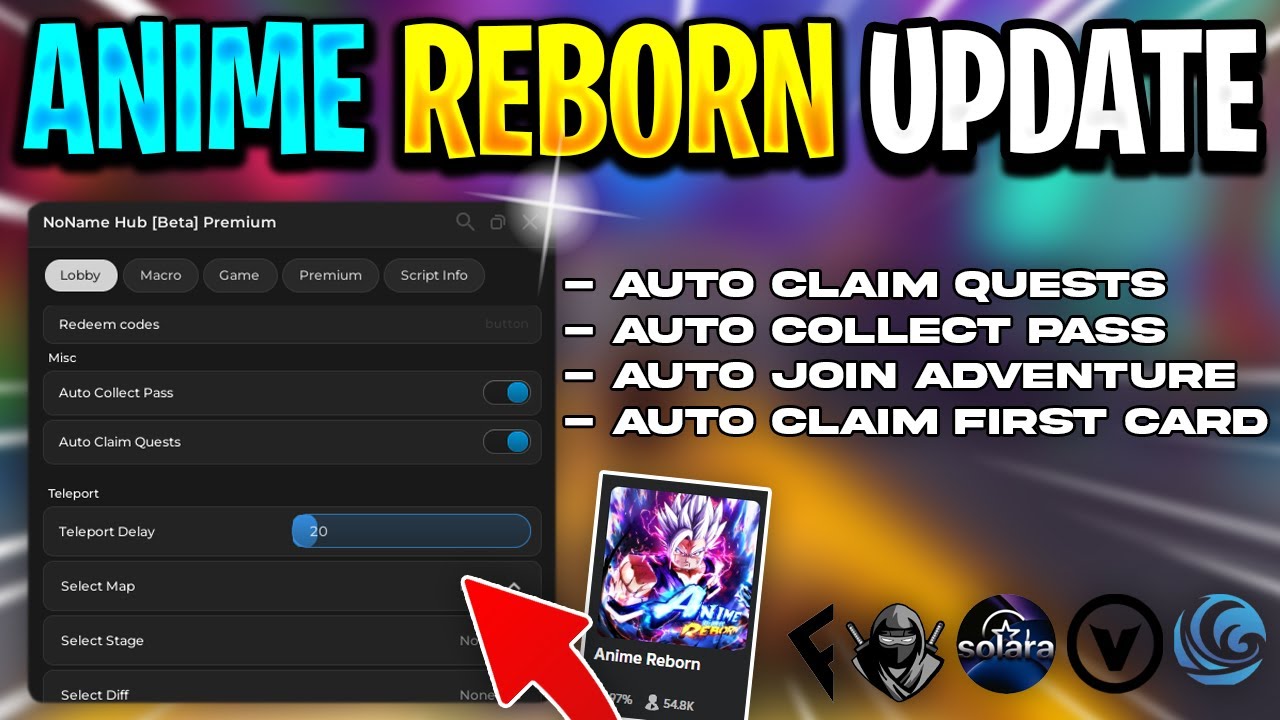 [🔥] Updated Anime Reborn Script | Auto Join Adventures + Auto Claim ...