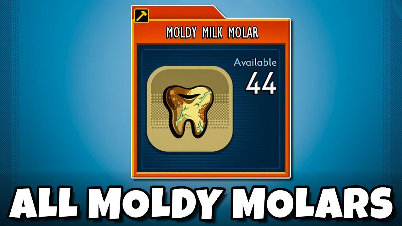 Grounded 2: ALL 44 MOLDY Milk Molars! (Download Cheatsheet) - YouTube