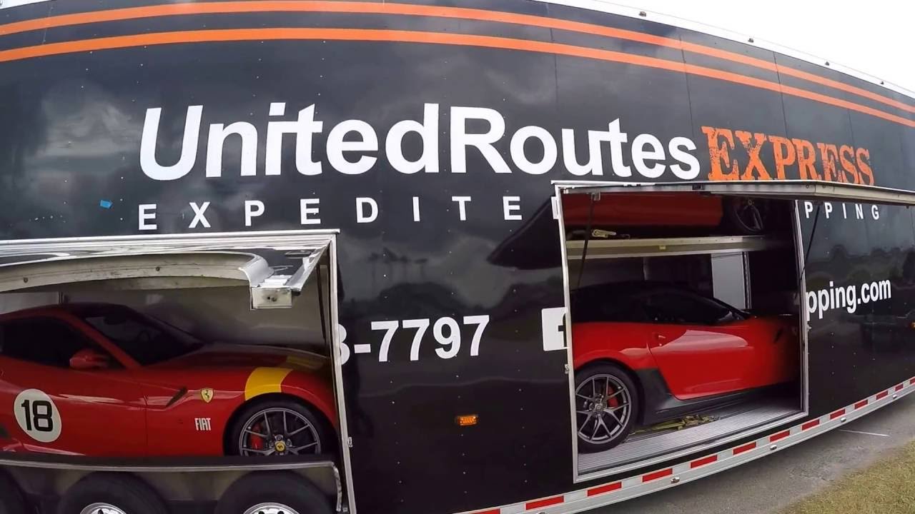 Transporting Cars for the Ferrari Finali Mondiali in our Enclosed ...