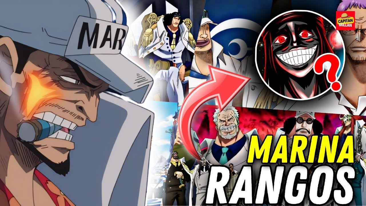 ¡TODOS los RANGOS de la Marina EXPLICADOS¡ 🤔| One Piece - YouTube
