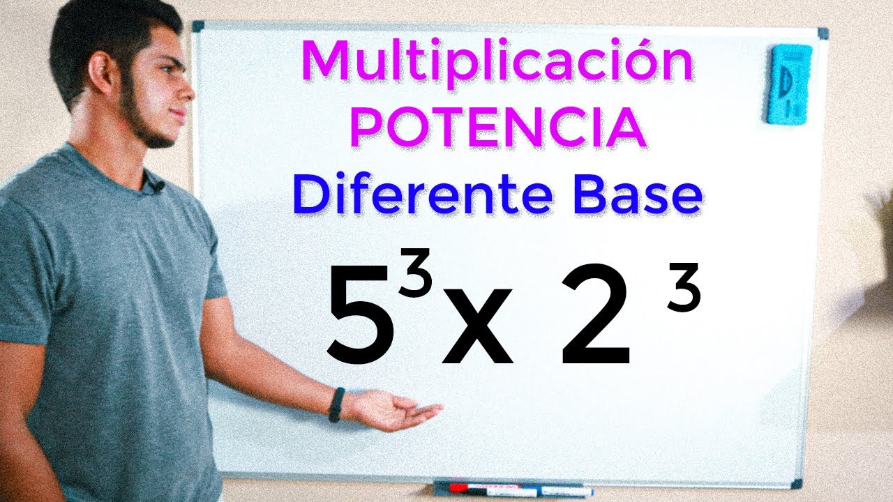 Multiplicacion de Exponentes de Diferente Base Para Principiantes - YouTube