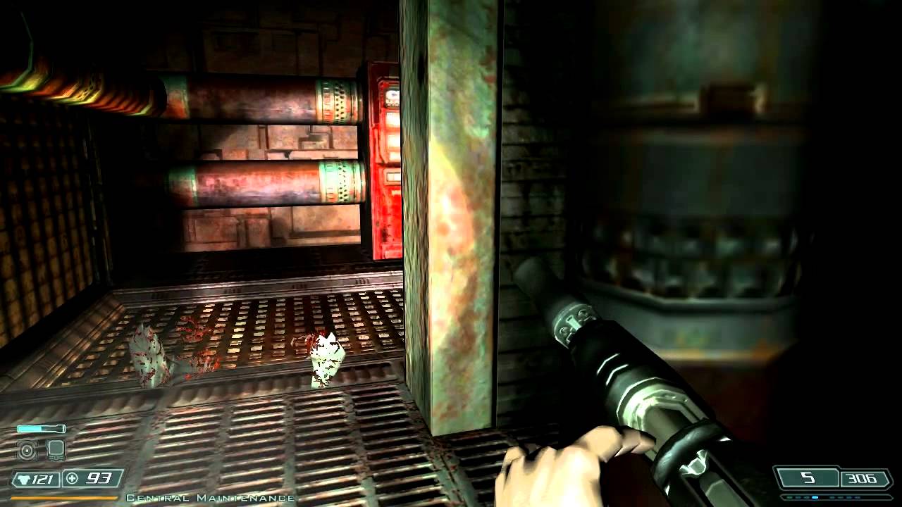 Doom 3 walkthrough - Skybridge Monorail - YouTube