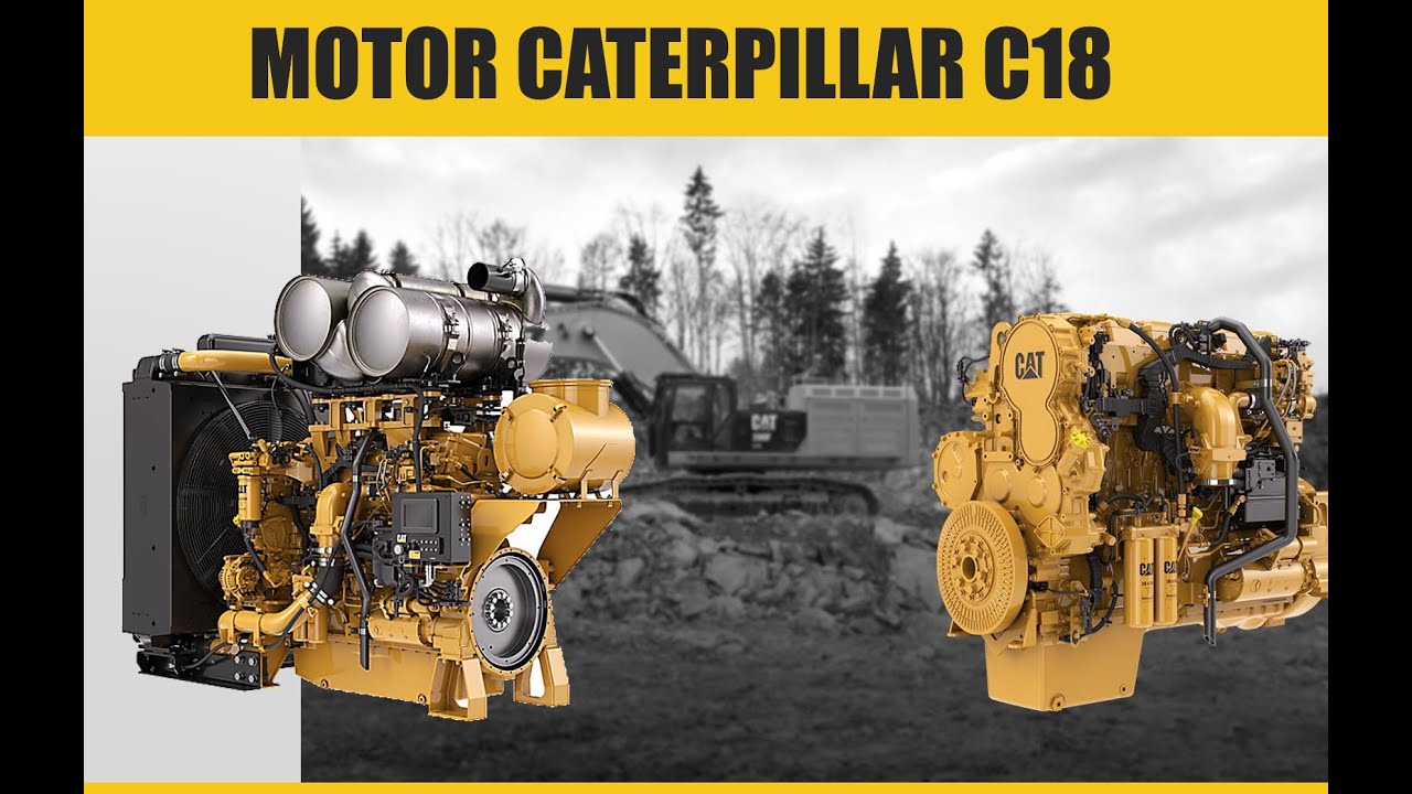 ESTRUCTURA Y FUNCIÓN DE MOTORES CATERPILLAR/MOTOR C18 - YouTube