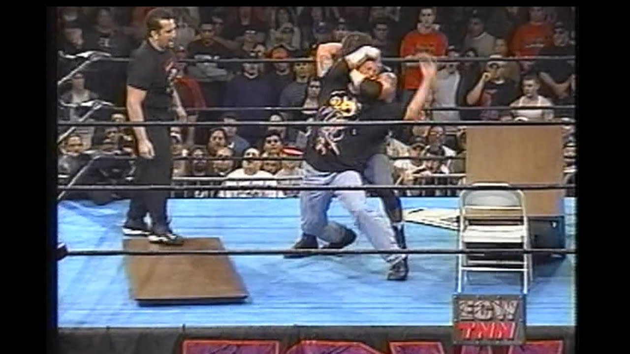 The Sandman / Raven Feud Continues...(ECW 1999) - YouTube