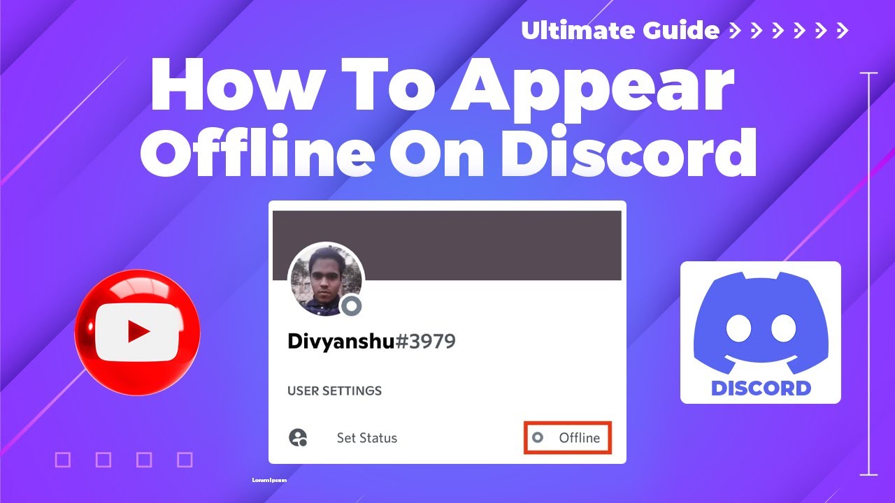 How to appear offline on discord 2024: Discord Mastery - YouTube