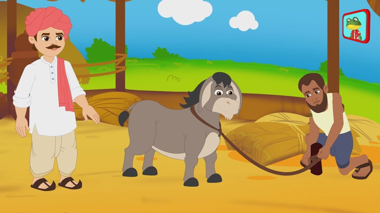 आलसी गधा हिंदी कहानी | Aalsi Gadha Hindi Story | Lazy Donkey Hindi ...