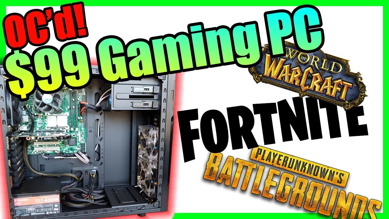 Overclocking the $99 Gaming PC! (Fortnite, WoW, and 15 other benchmarks ...