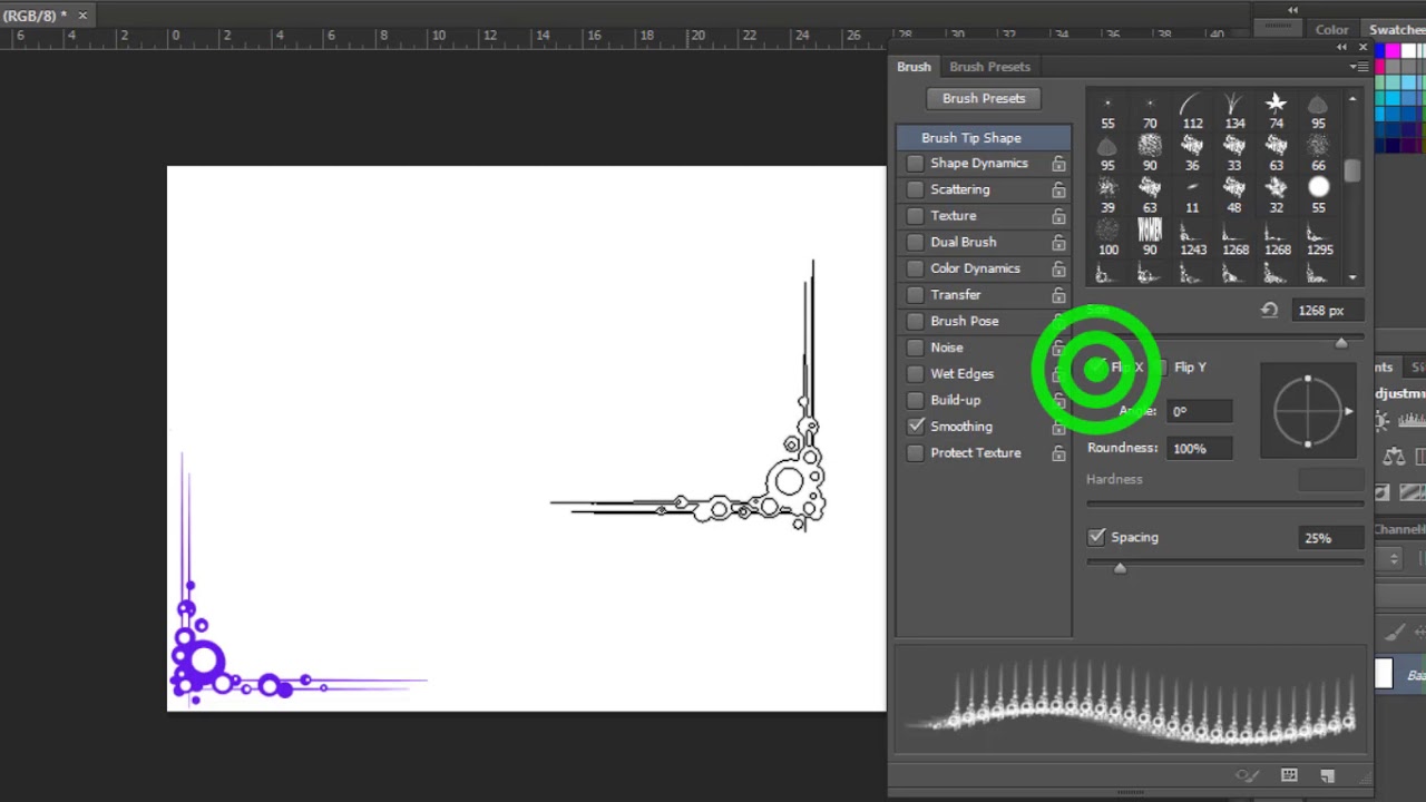 Brush Load and Using Brush in Photoshop - YouTube