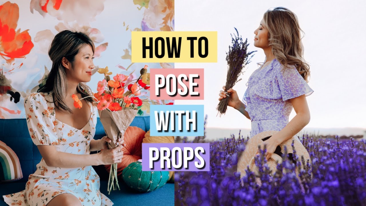 How to Pose and Take BETTER Pictures with Props! Aesthetic Instagram ...