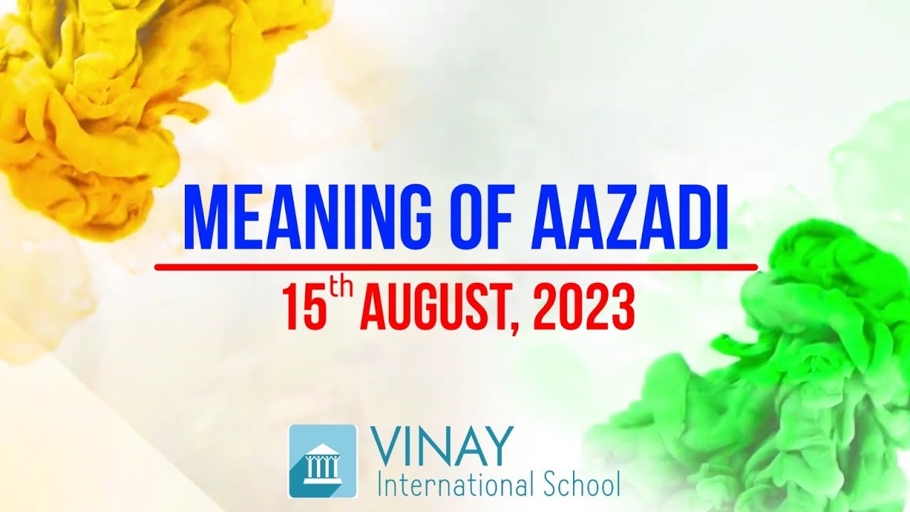 Drama || MEANING OF AAZADI || 15th August, 2023 || by Vinay ...