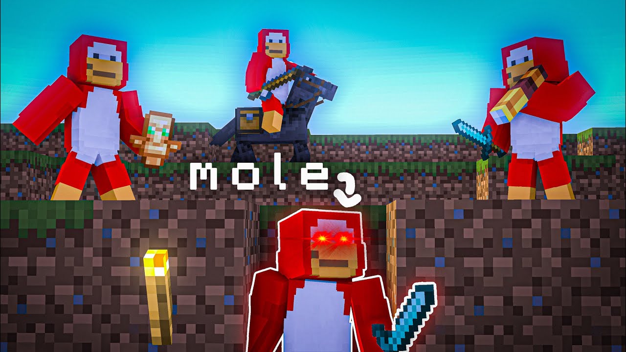 One of Us is a Mole in Minecraft… - YouTube