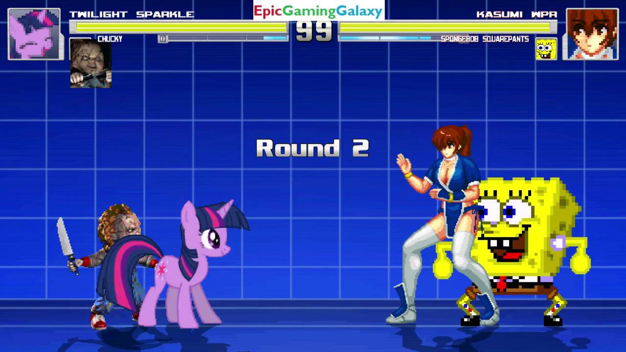 Chucky The Killer Doll & Twilight Sparkle VS Kasumi & SpongeBob ...