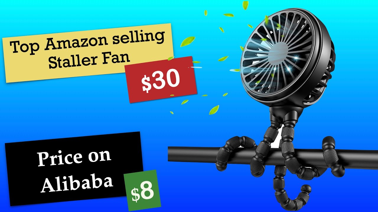 14. Battery Operated Stroller Fan | Amazon Top Selling 2022 | Ali Baba ...