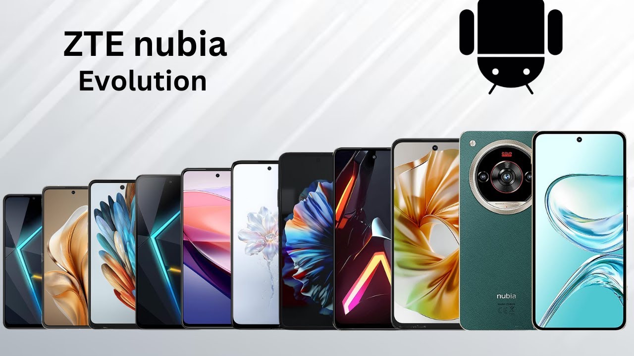 Evolution Of ZTE nubia Series Evolution | History Of ZTE - YouTube