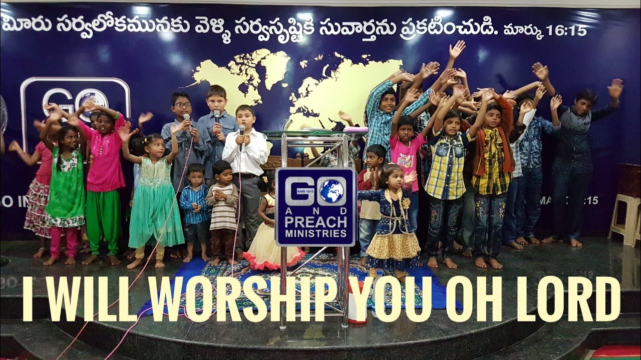 Go and Preach Ministries, Kids Singing Worship Song - YouTube