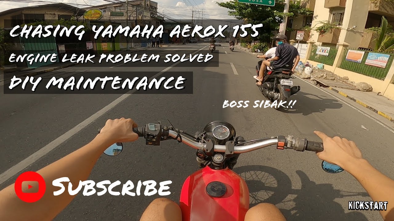 Chasing Yamaha Aerox 155 | Engine Leak Problem Solved | DIY how to ...