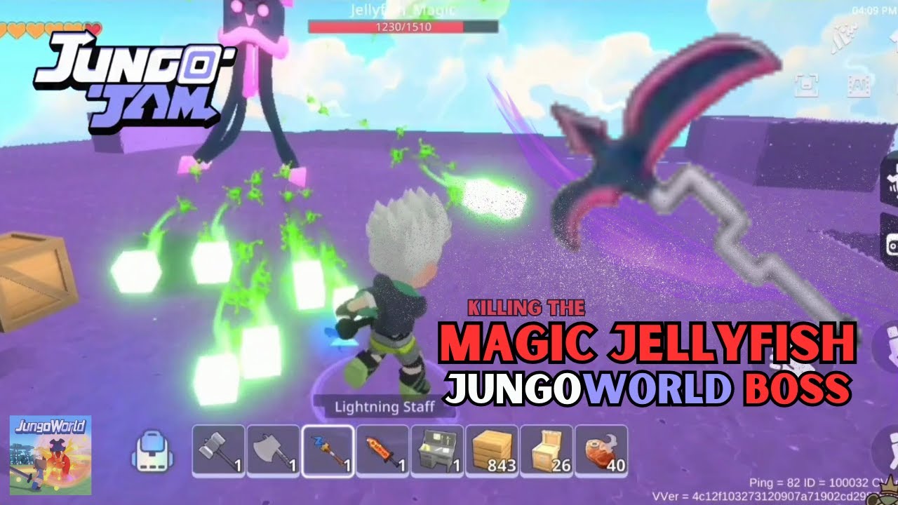 Killing the Magic Jellyfish (JungoWorld's BOSS) and CRAFTING the ...